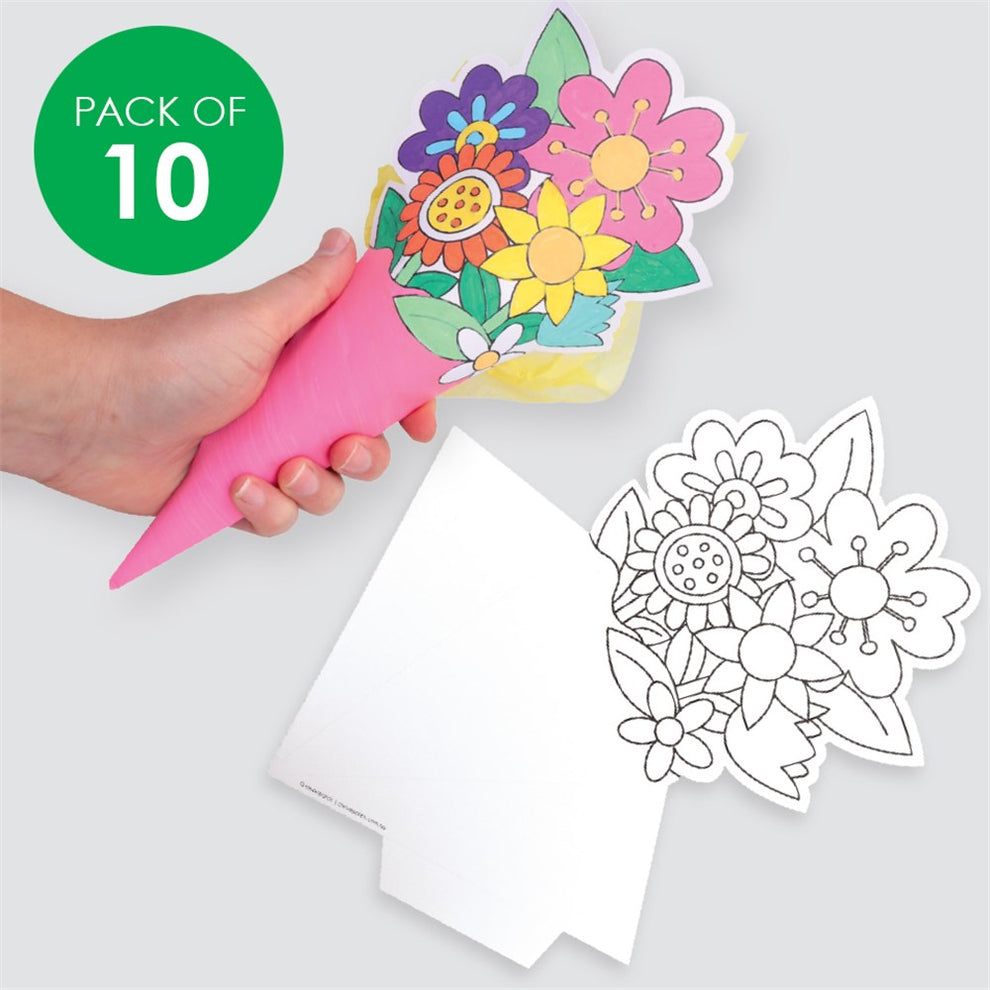 Paper Bouquet Treat Holders - Pack of 10 – Wisdom Activities