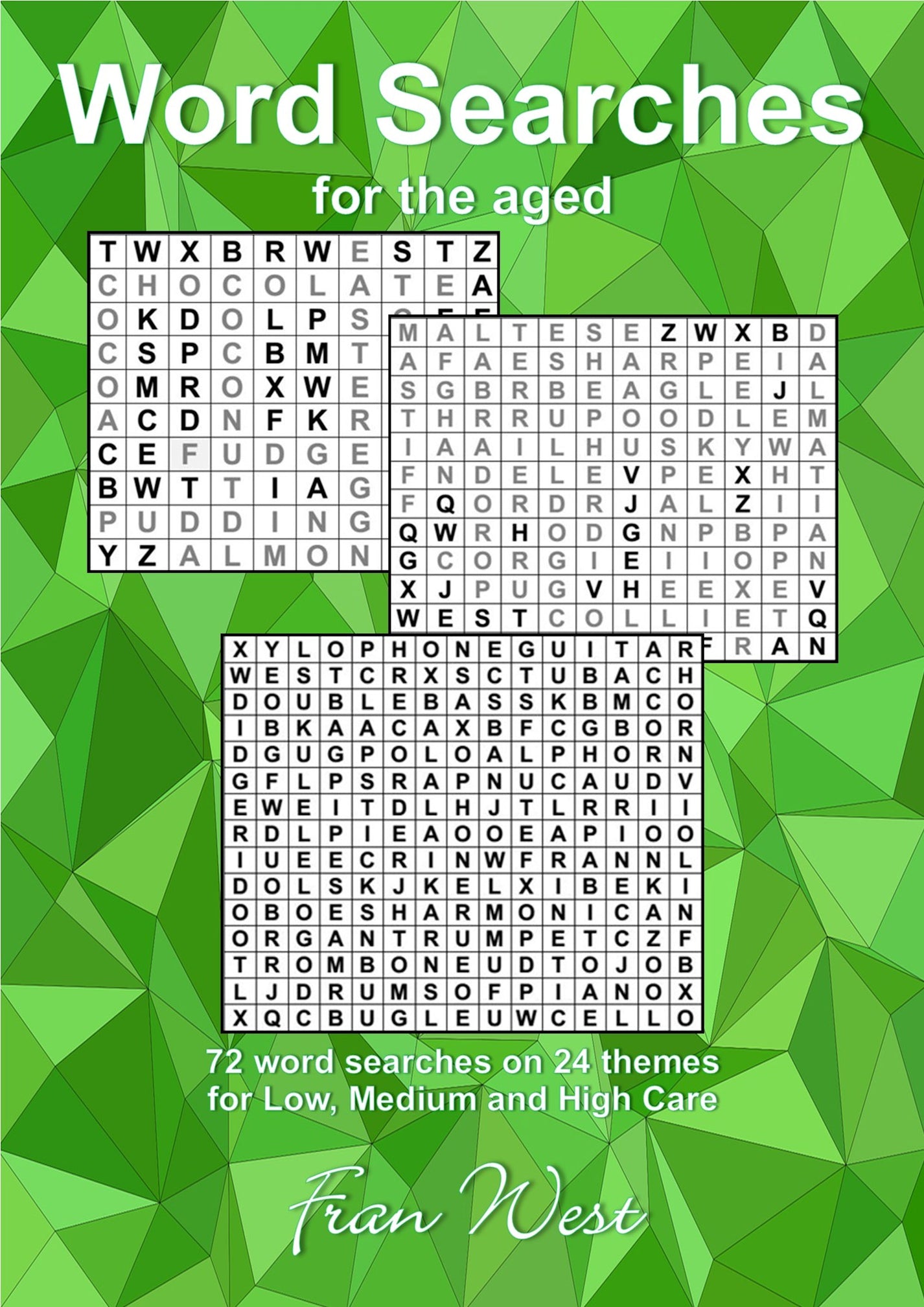 Word Searches For The Aged PDF Download – Wisdom Activities